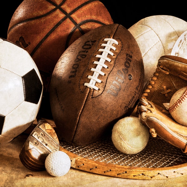 Retro Sports Decor - Etsy