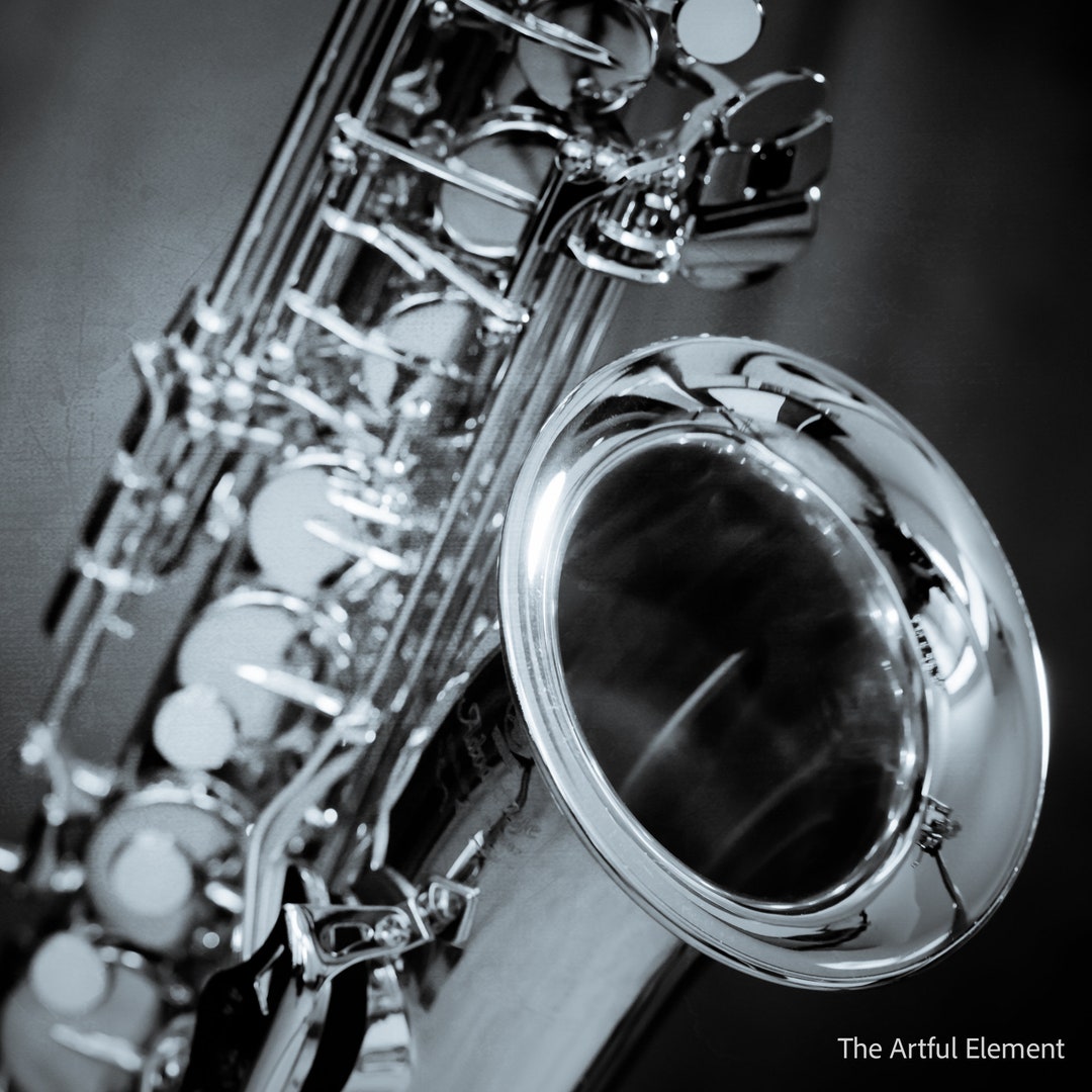 Saxophone Print, Jazz Art, Music Wall Art Decor, Alto Sax Photography ...
