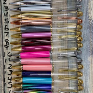 Custom Floating Glitter Fat Pens you Pick Colors - Etsy