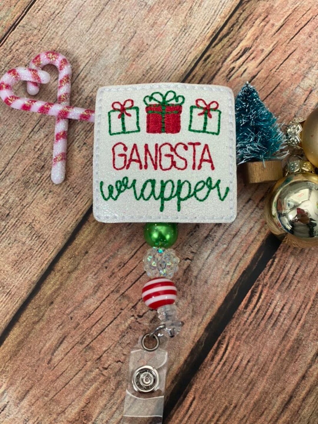 Gangsta Wrapper Badge Reel - Etsy