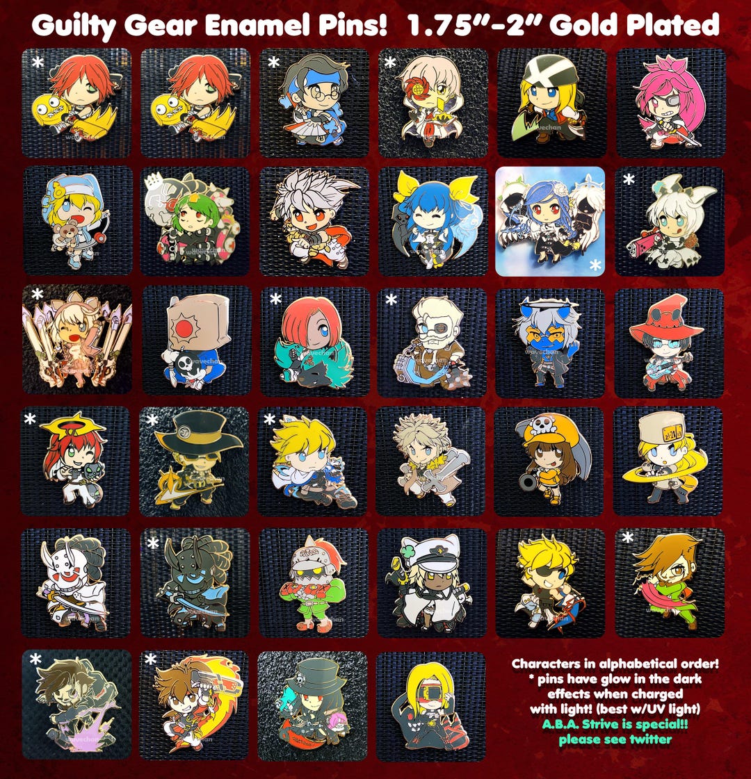 Guilty Gear Enamel Pins! - Etsy