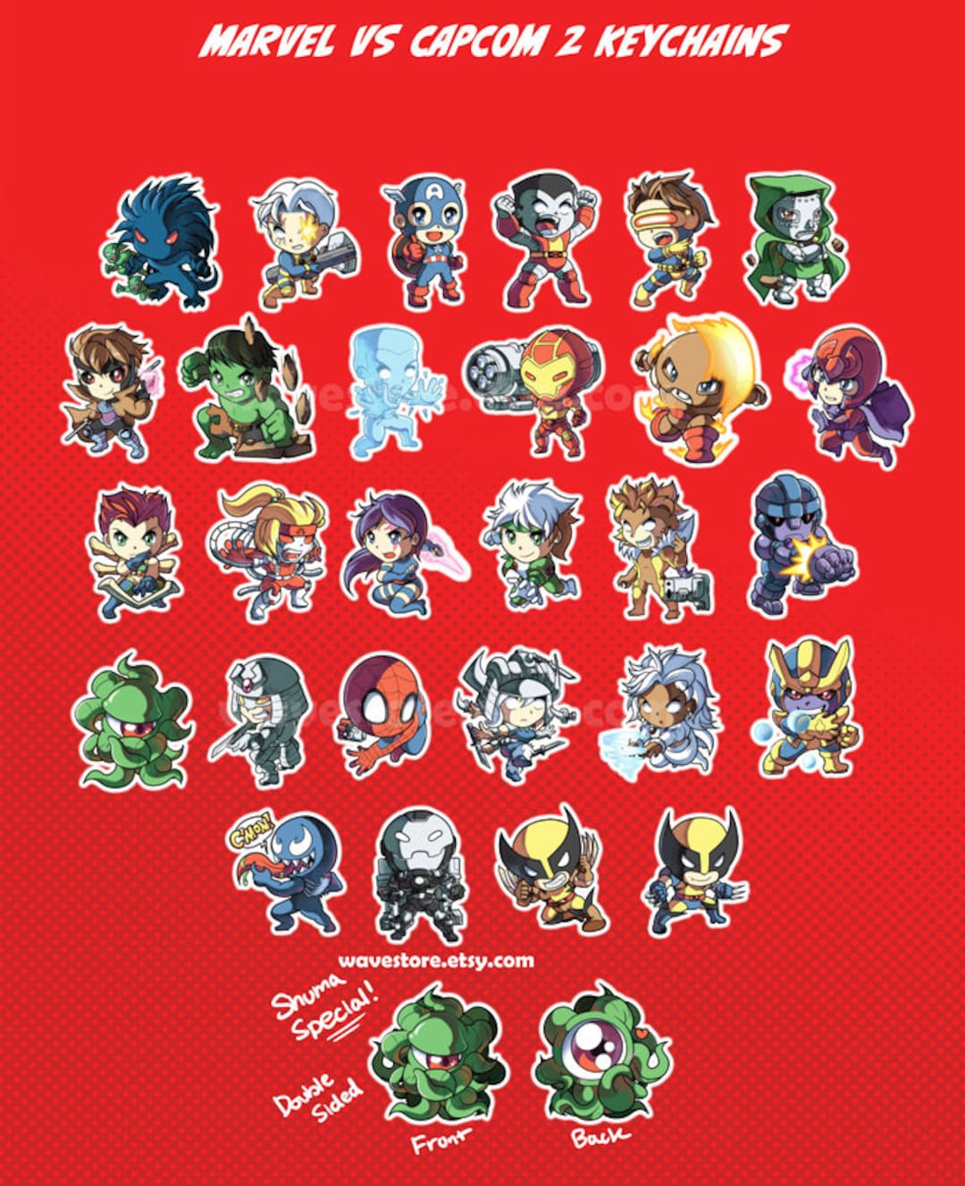 MVC2 2" Keychains! - Etsy