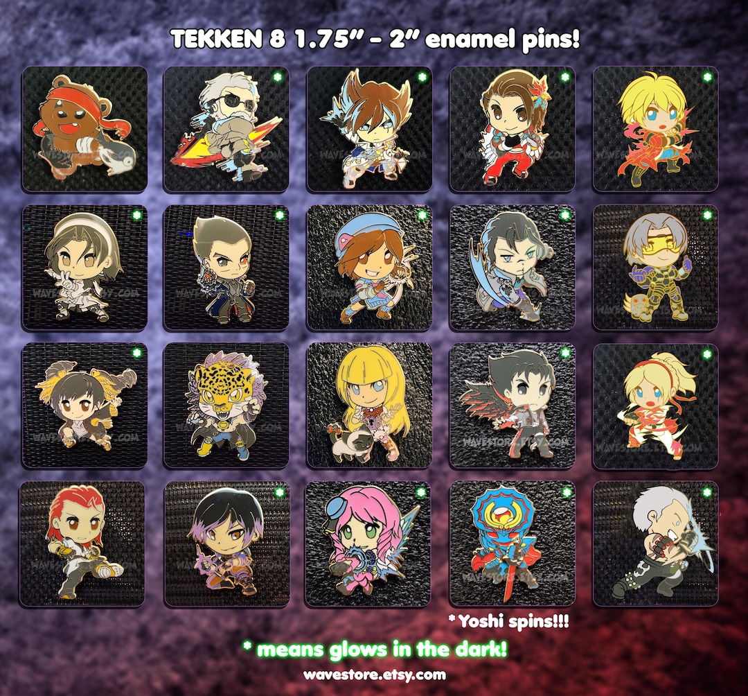 Tekken 8 Enamel Pins! - Etsy