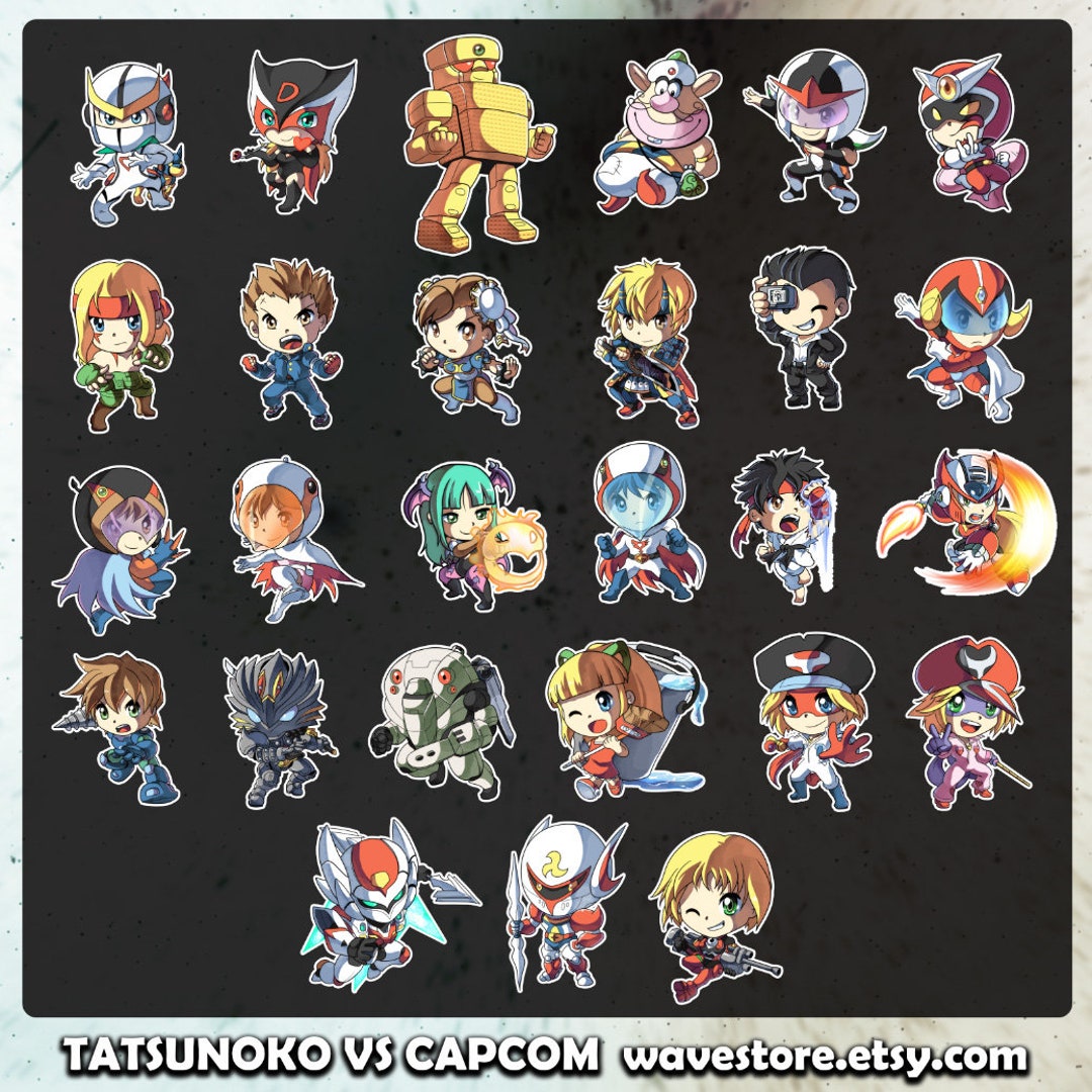 Tatsunoko Vs Capcom 2" Keychains! - Etsy