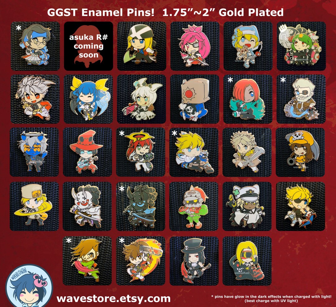 Guilty Gear Enamel Pins - Etsy