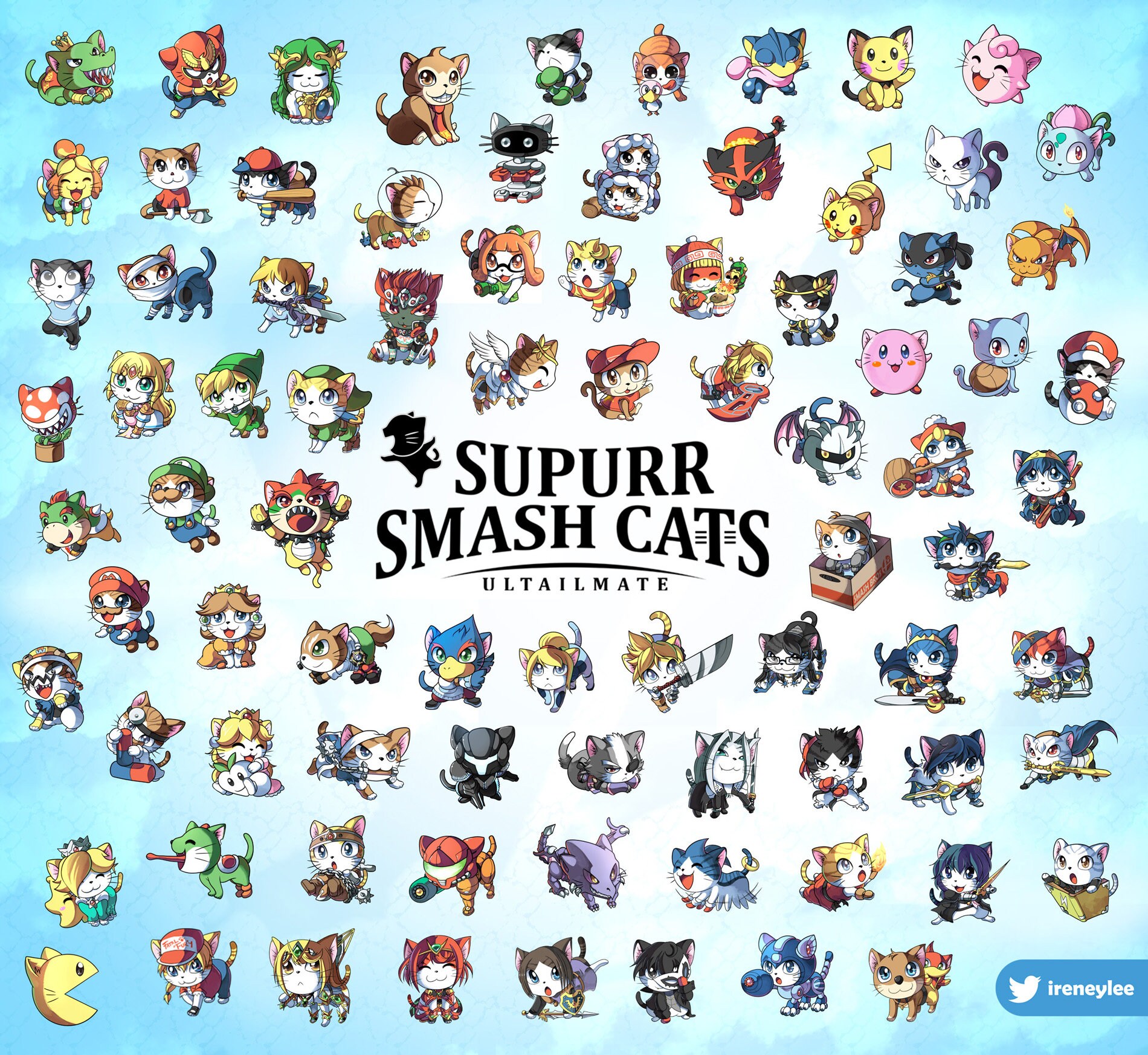 Supurr Smash Cats Ultailmate Keychains Updated to Sora | Etsy India