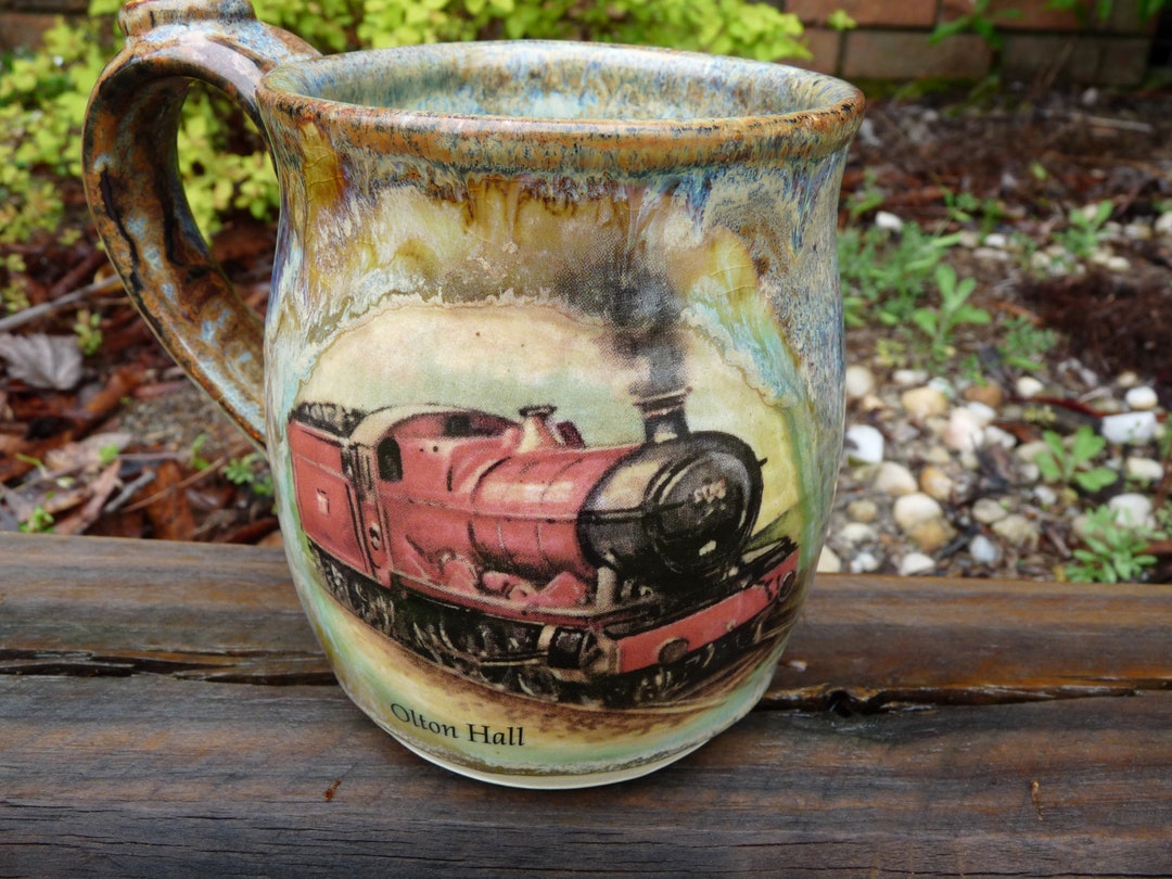 STEAM ENGINE Train Mug, "this Train is Bound for Glory" Mug, Hand Made ...