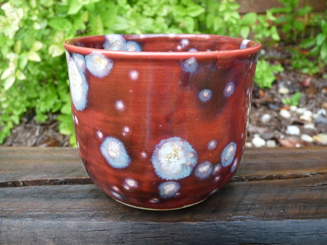 STARRY NIGHT TEA Bowl Red Sky at Night Tea Cup Fairies and - Etsy