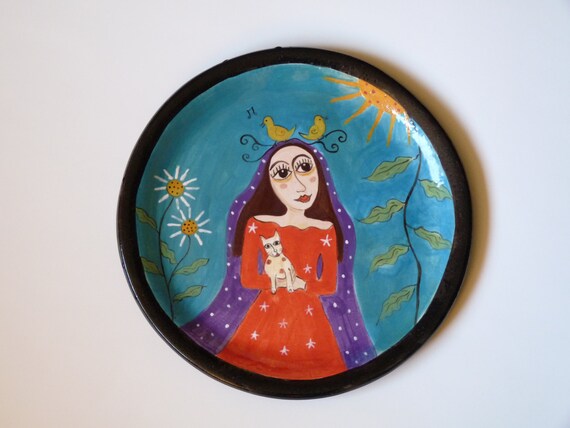 FAIRY TALE PLATE Art Plate 11 Dia Fantasy Plate - Etsy