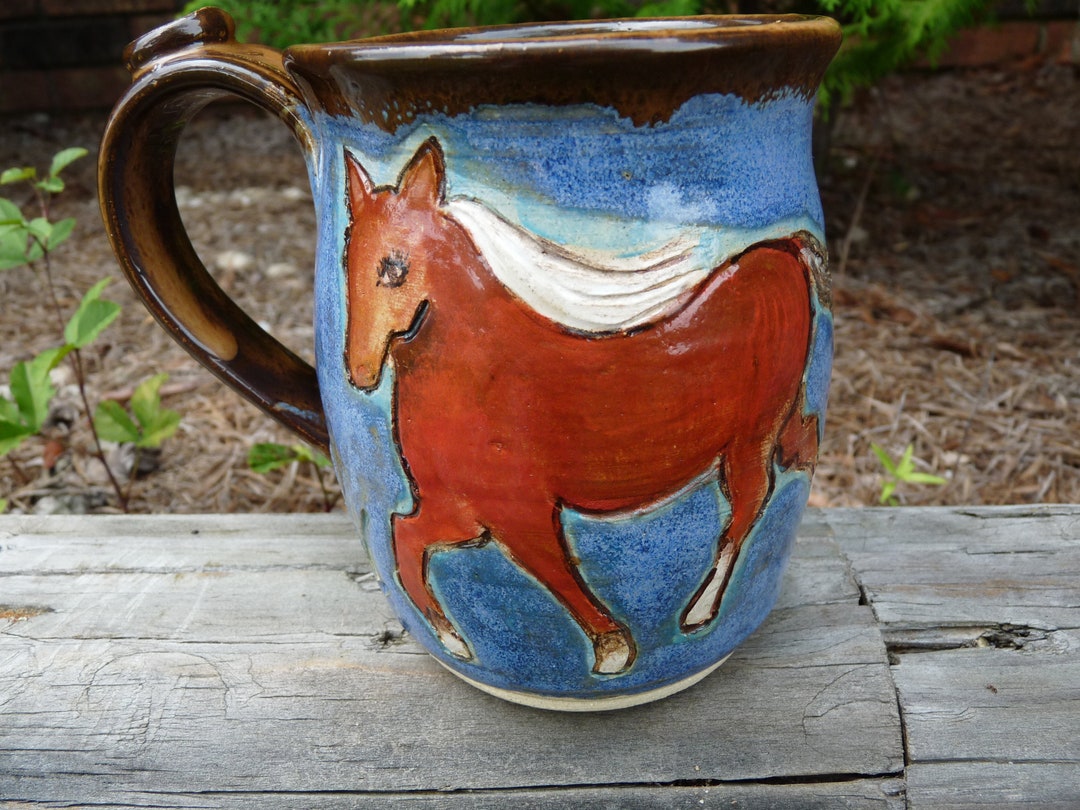 MUSTANG HORSE Mug, PALOMINO Horse Mug, Sorrell Horse Mug, Equine Mug - Etsy