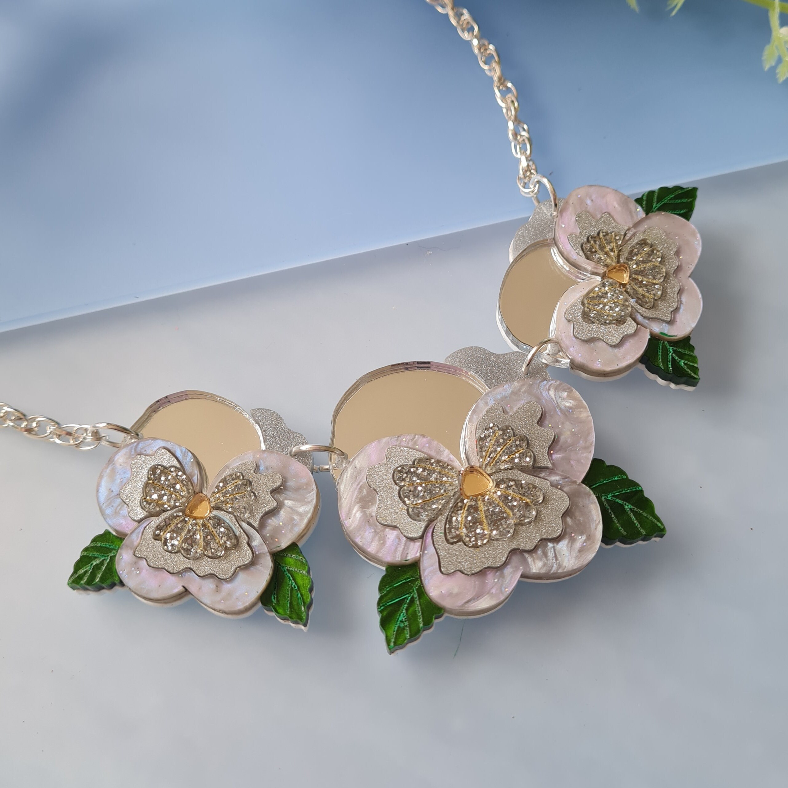 Pansy Charm Necklace - Small - Pre Order - Etsy