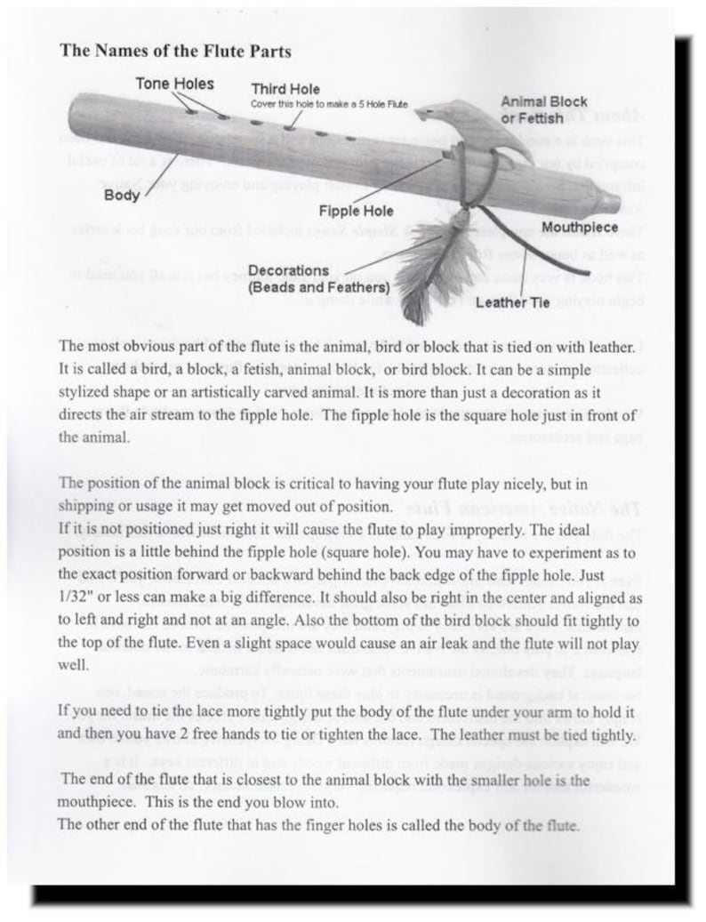 The Native American Flute Book 101 How to Play With 22 Songs Songbook ...