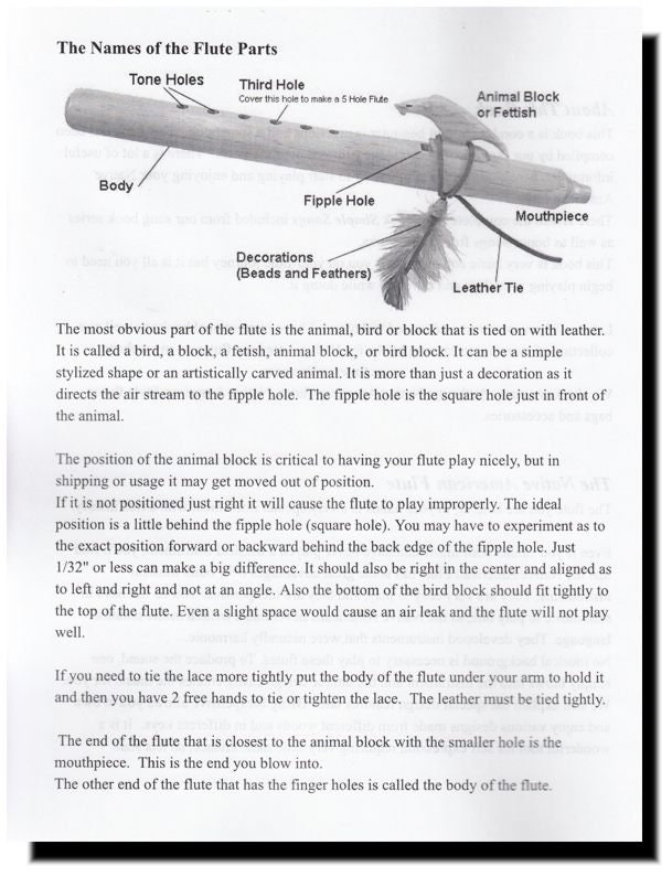 The Native American Flute Book 101 How to Play With 22 Songs Songbook ...