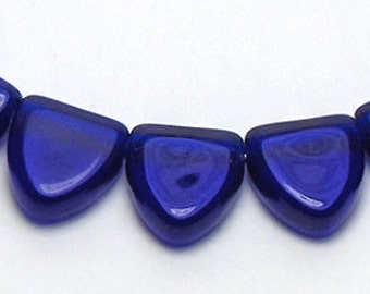 Triangle Glass Beads | Etsy