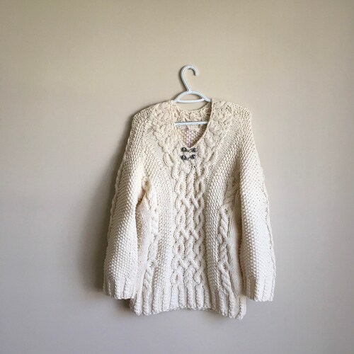 Knitted Jumper for Women Hand Knit Sweater. Merino Wool | Etsy