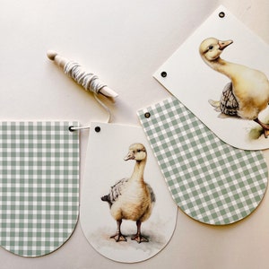 Little Goose Baby Shower Decoration Bunting, First Birthday Garland ...