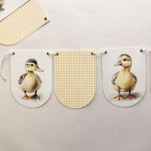 Duck Baby Shower Decoration Bunting, First Birthday Garland, Nursery ...
