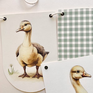 Little Goose Baby Shower Decoration Bunting, First Birthday Garland ...