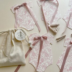 Girl Baby Shower Decorations, 8 Elegant Pink Damask Bodysuits With Pink ...