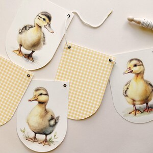 Duck Baby Shower Decoration Bunting, First Birthday Garland, Nursery ...