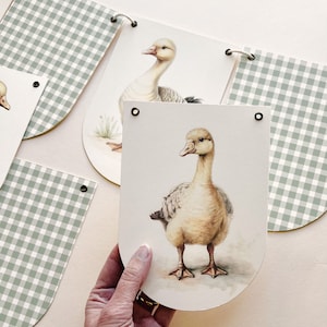 Little Goose Baby Shower Decoration Bunting, First Birthday Garland ...
