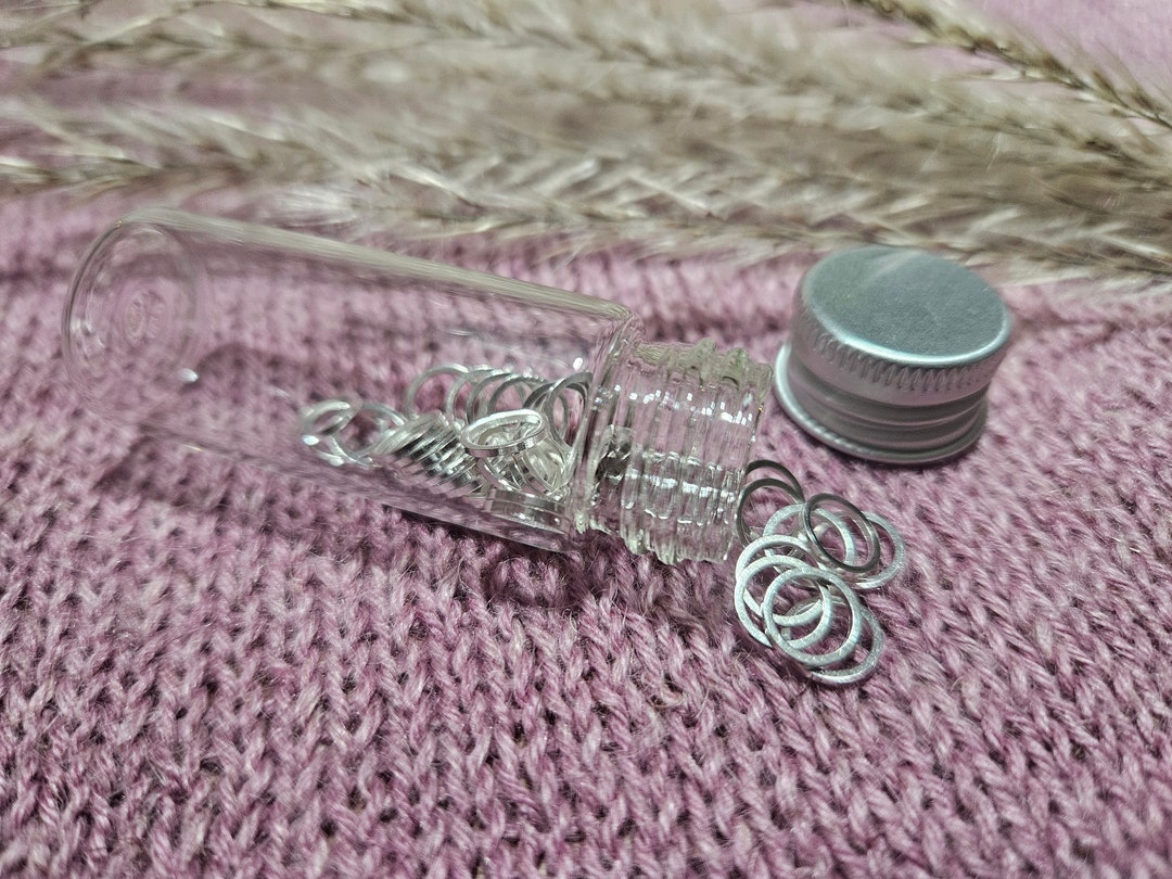 Silver Stitch Markers Kit, Stitch Markers Without Joint - Etsy