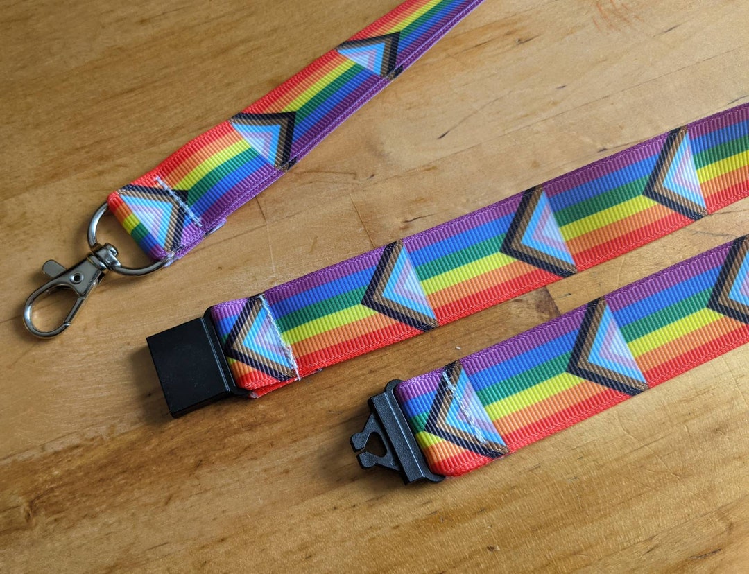 Progress Gay Pride Lanyard / Ausweishalter - Etsy Österreich