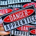 Danger Apprentice PATCH - LINEMAN Patch | Blue Collar Patch - Etsy