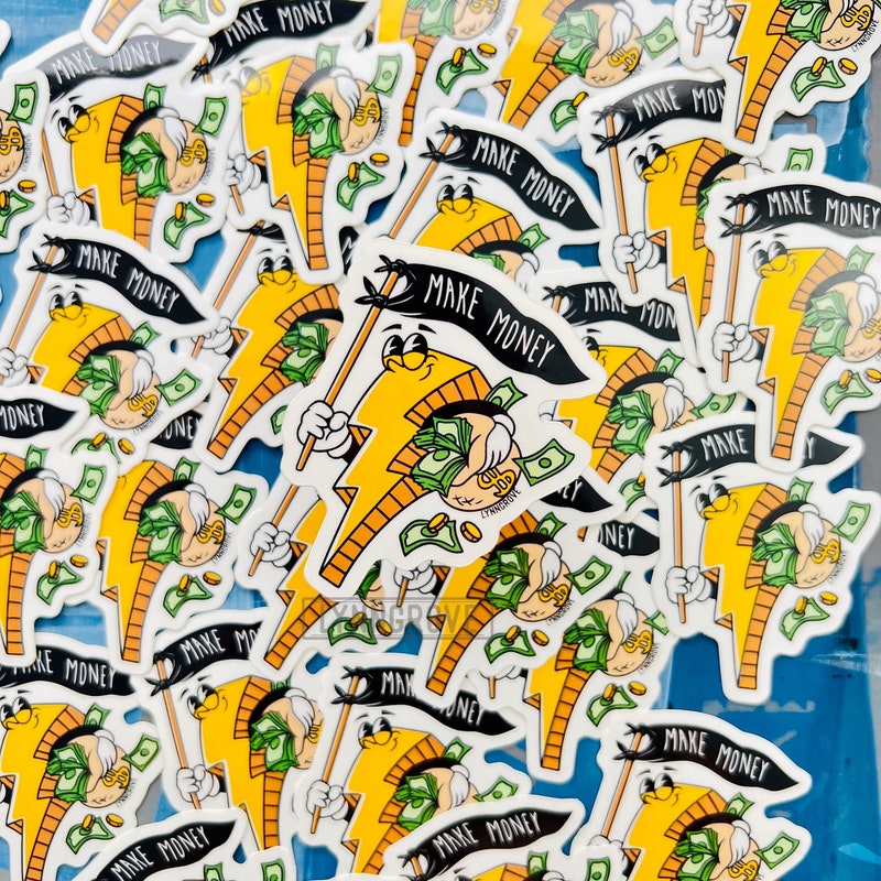 Hard Money Sticker - Etsy