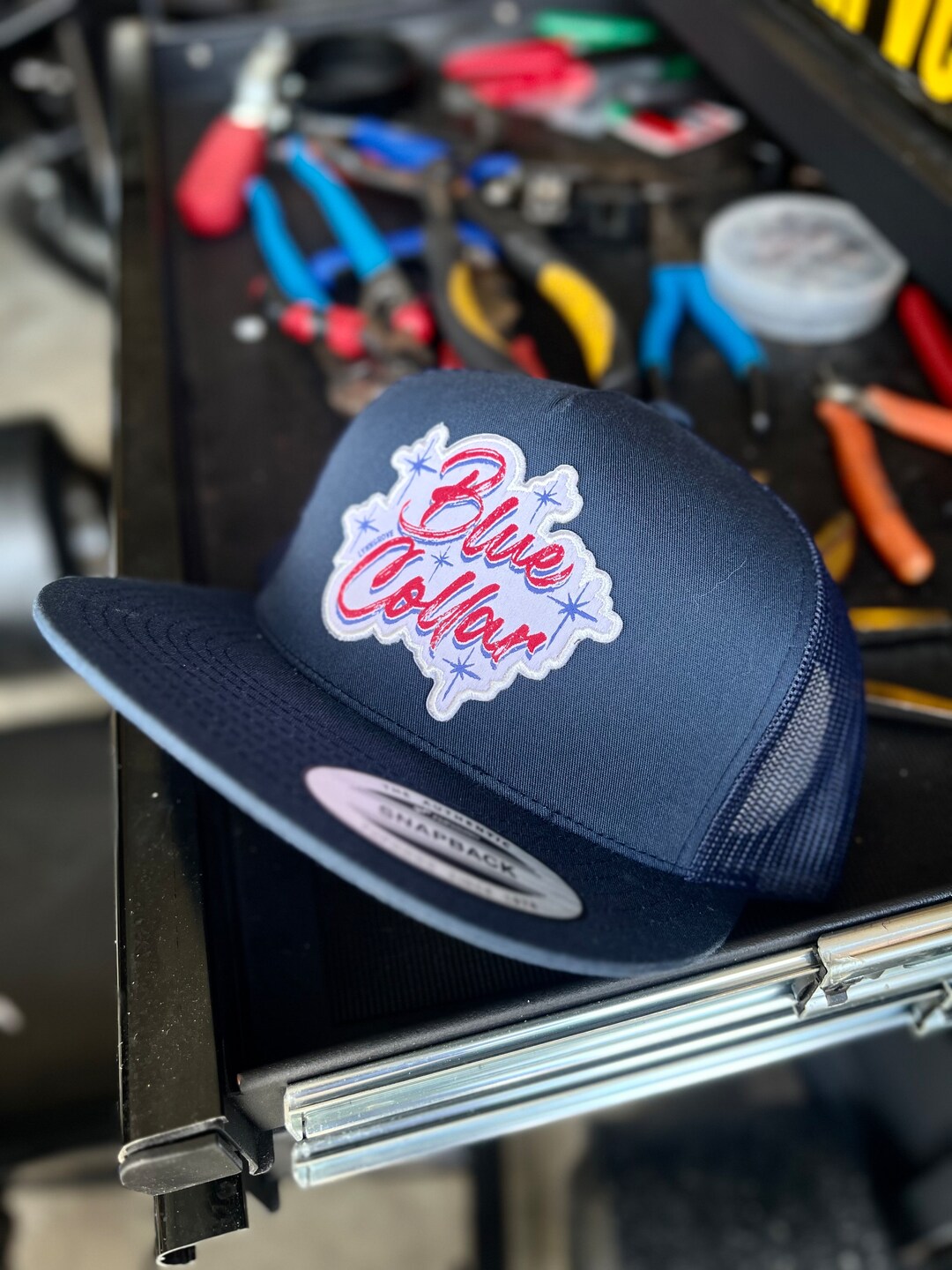 Blue Collar Retro HAT (9 Colors) - Lineman Hat - Blue Collar Worker - Patch - Lineman Patches - Etsy