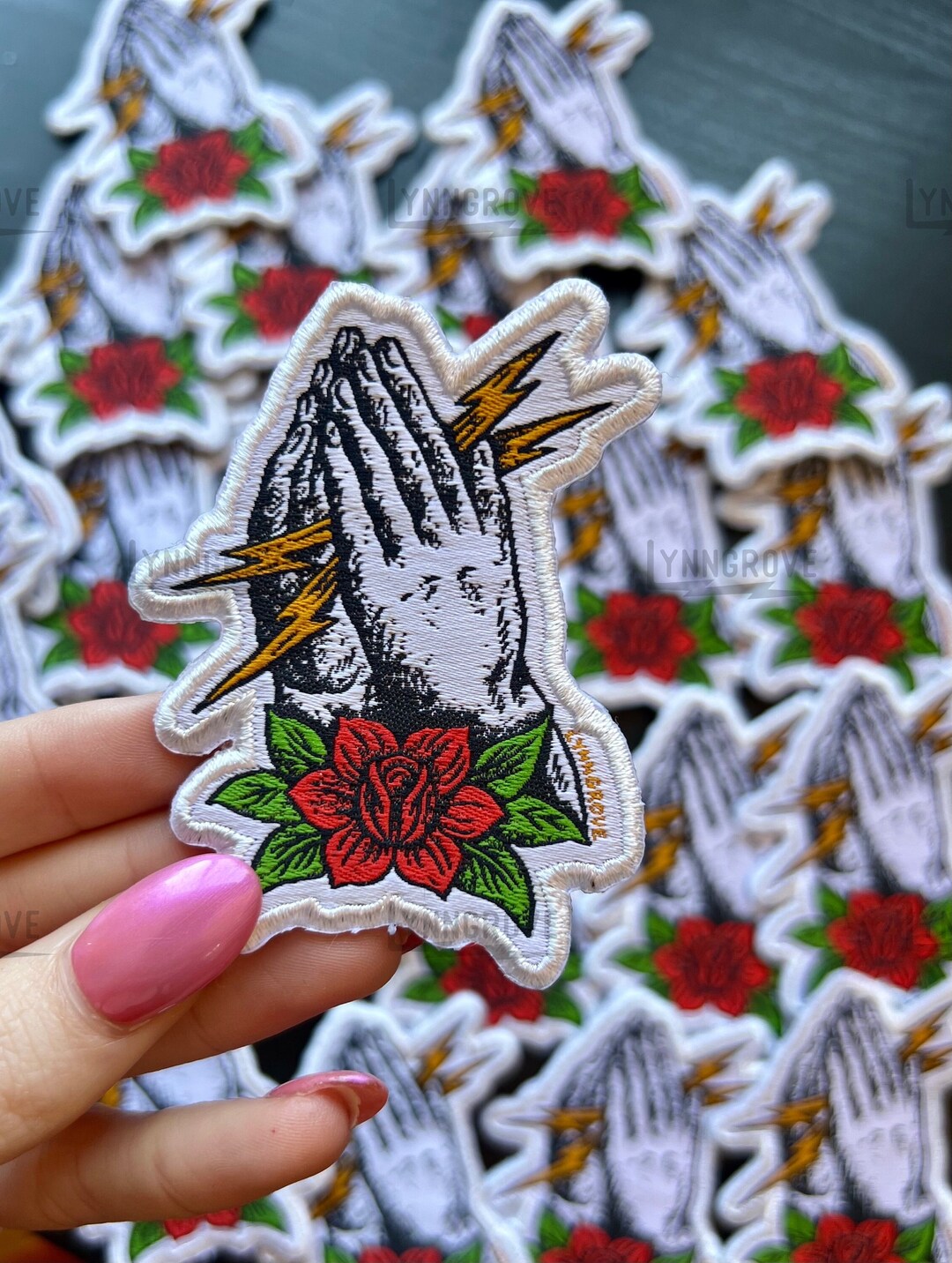 Pray Bolt PATCH - LINEMAN Patch , Blue Collar Patch , Patches - Etsy