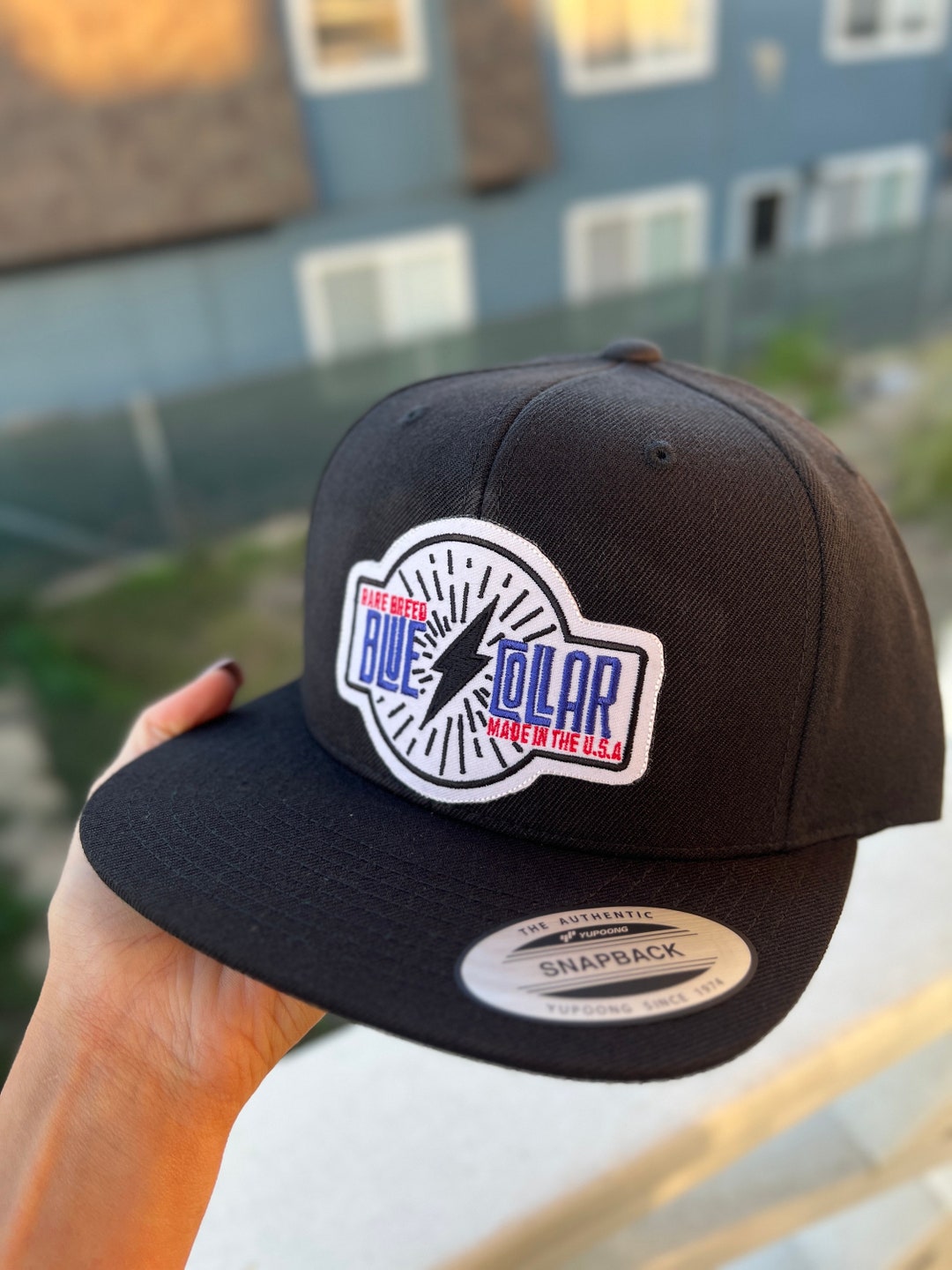 BLUE COLLAR Patch Hat (9 Colors)- Blue Collar Rare Breed Hat - Lineman ...
