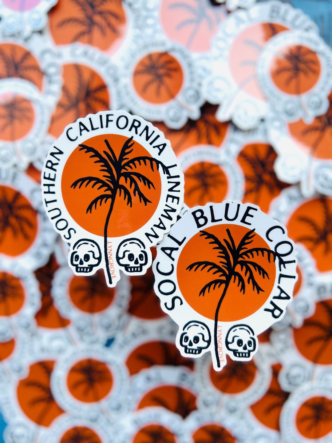 California Worker Sticker - Weatherproof Vinyl , Lineman Sticker Hard ...