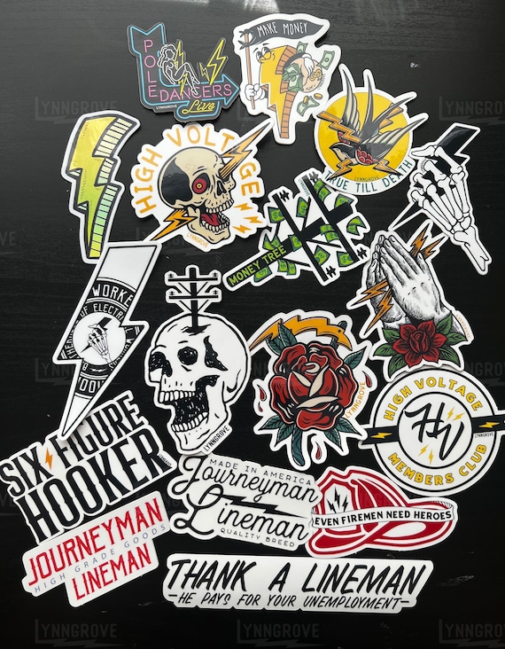 Power Lineman Stickers