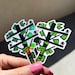 Money Tree Pole Sticker - Lineman Sticker, Hard Hat Sticker | Blue ...