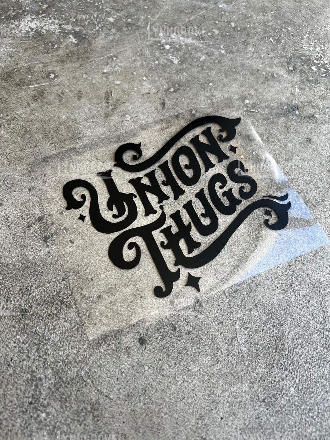 Union Thugs DECAL Weatherproof Vinyl, LINEMAN, Blue Collar - Etsy