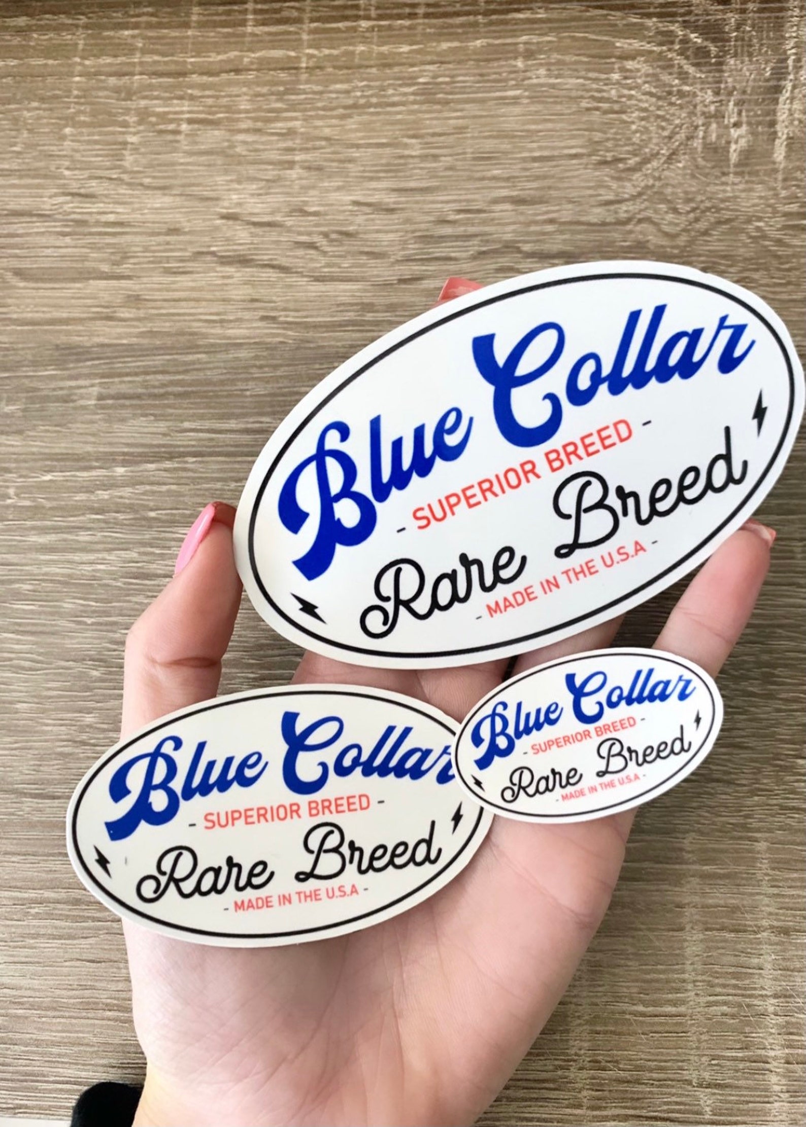 Blue Collar Sticker Rare Breed / Superior Breed - Etsy