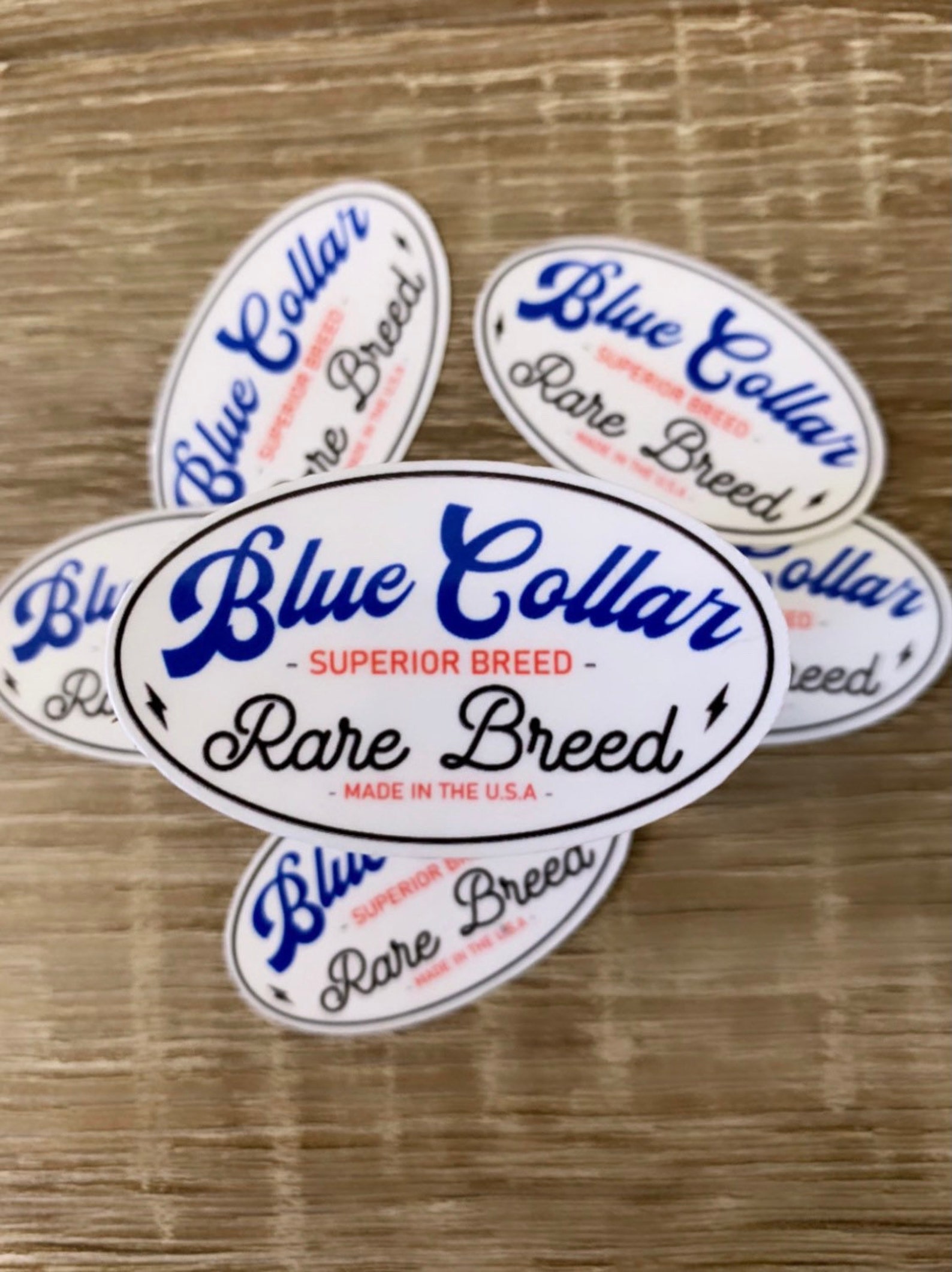Blue Collar Sticker Rare Breed / Superior Breed - Etsy
