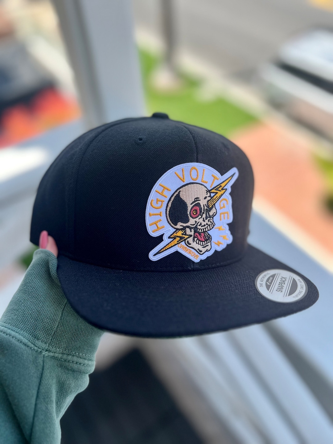 High Voltage Skull HAT (9 Colors)- Lineman Hat - Blue Collar Worker - Patch - Lineman Patches - Etsy