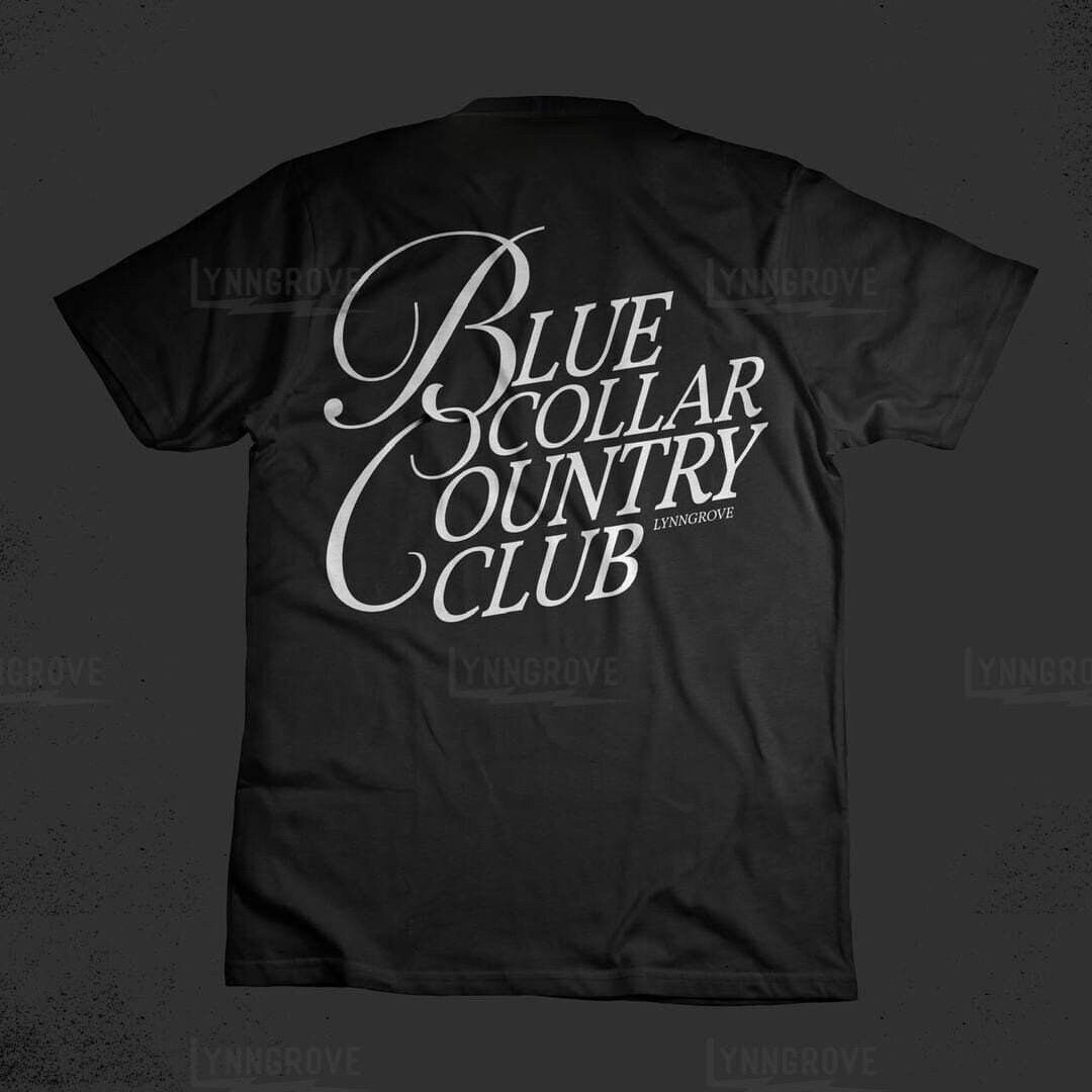 Blue Collar Country Club Shirt - Lineman Shirt - Blue Collar Shirt ...