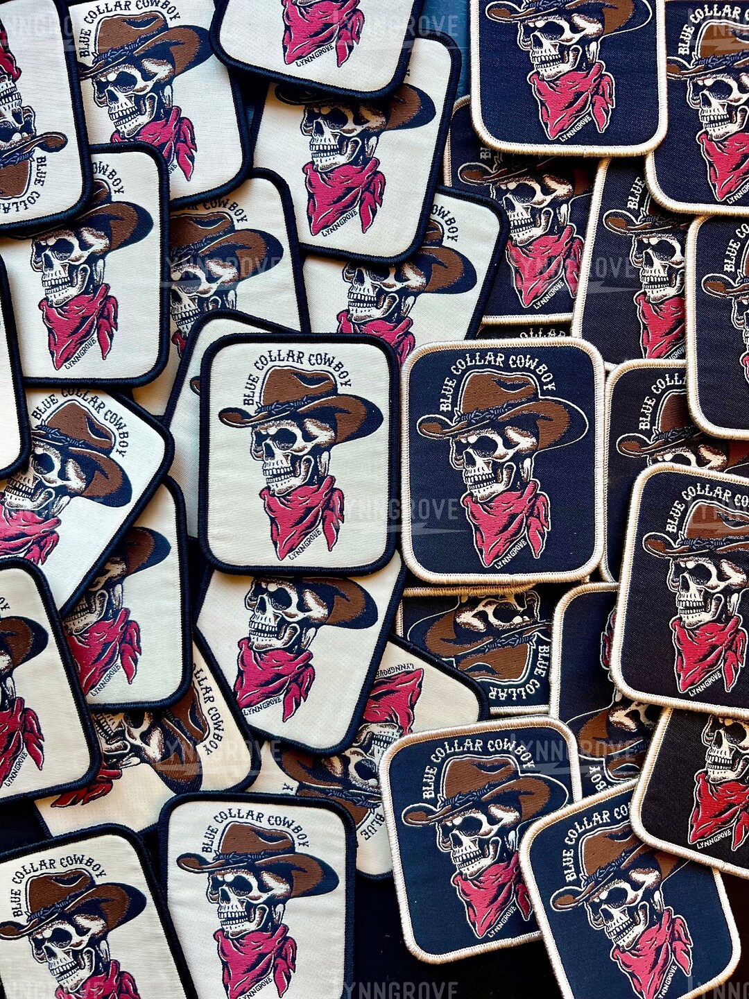 Blue Collar Cowboy PATCH - LINEMAN Patch, Blue Collar Patch, Cowboy Hat - Etsy