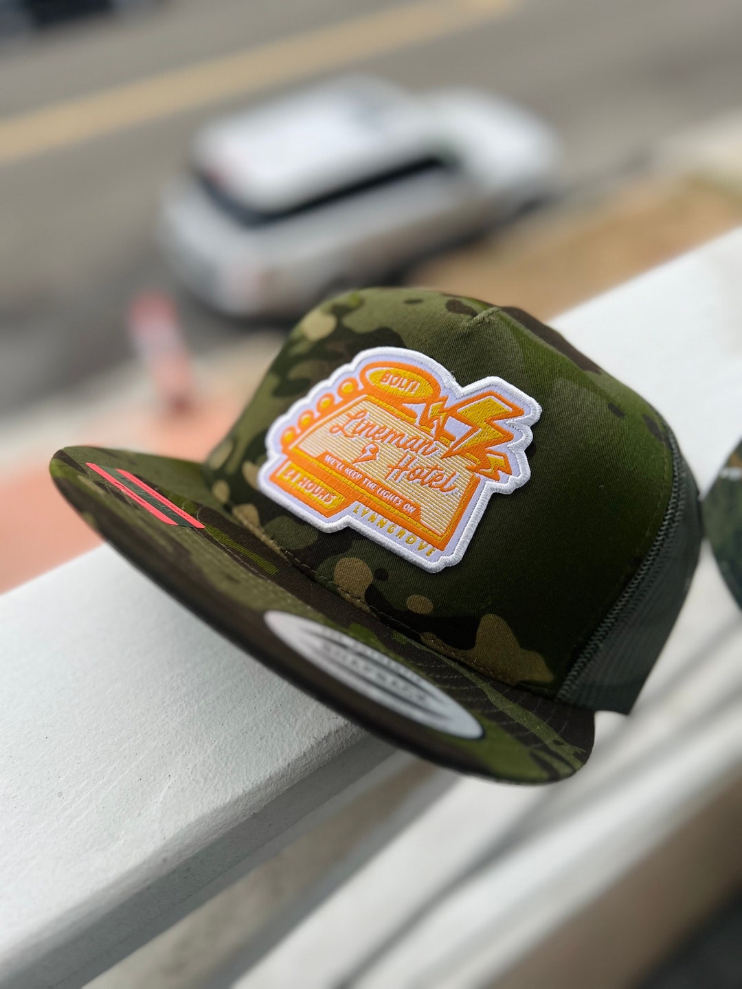 Lineman Hotel HAT (9 Colors) - Lineman Hat - Blue Collar Worker - Patch - Lineman Patches - Etsy