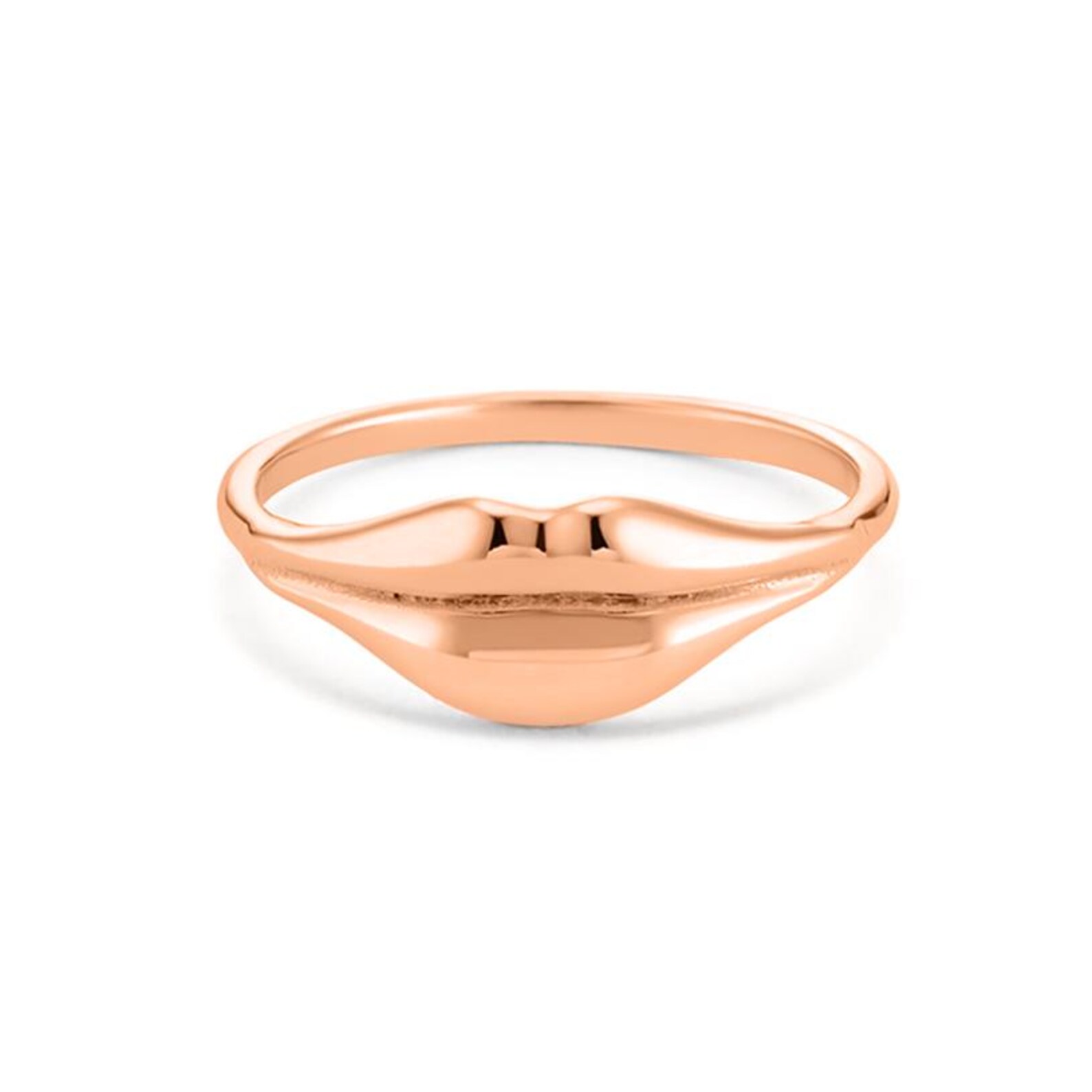 UNIQUE LIP RING, Lip Jewelry, Lips Ring, Lips Shape Ring in 14K Gold ...