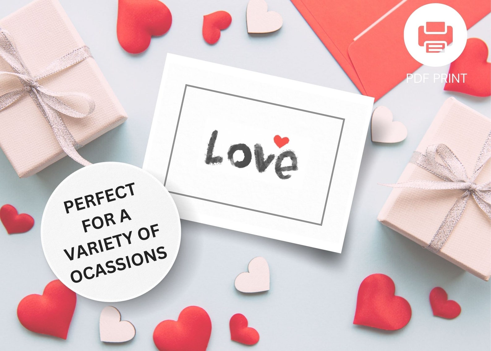 Printable Valentine Cards for School, Valentines Day Card, Simple ...