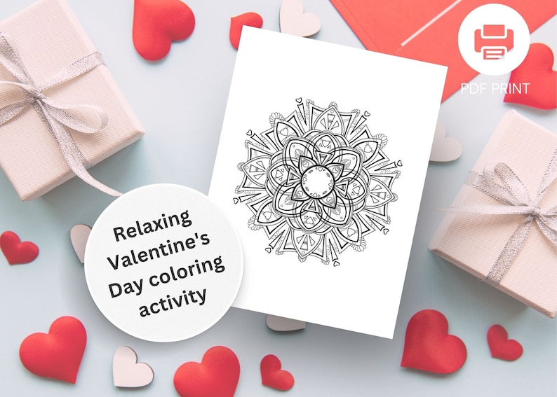 Printable Valentine Cards for School, Valentines Day Card, Flower ...