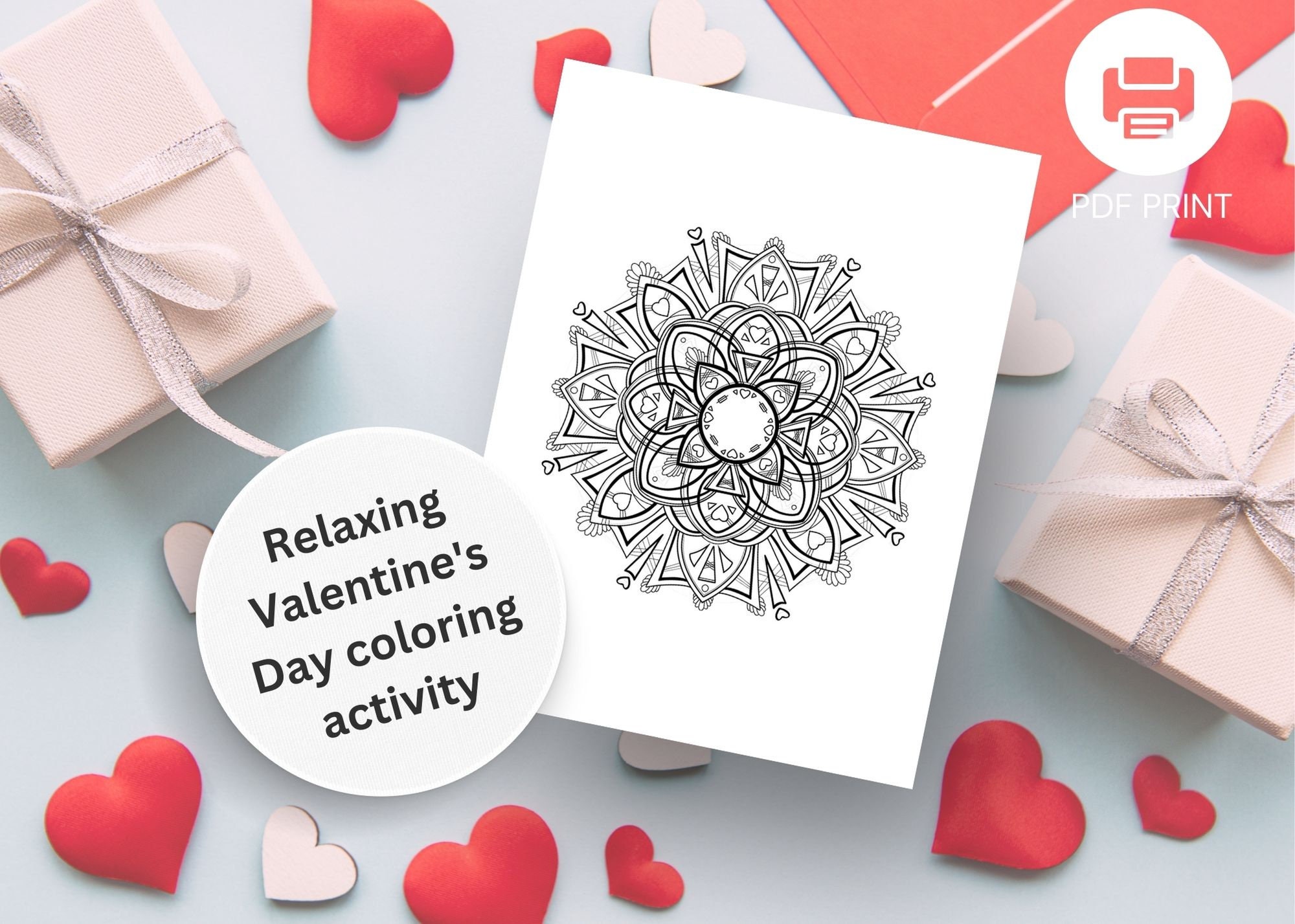 Printable Valentine Cards for School, Valentines Day Card, Flower ...