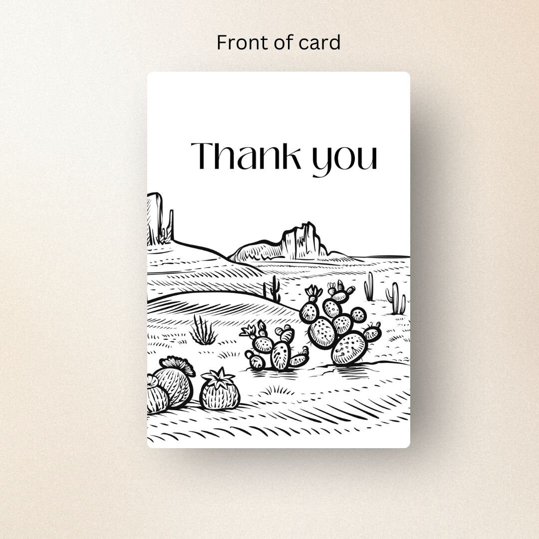 Printable Thank You Coloring Card - Instant Download - Etsy