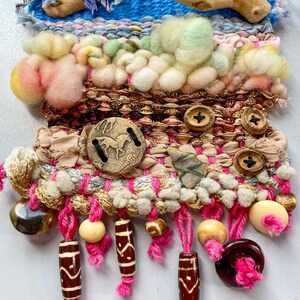 Mixed Media Woven Wall Hanging - Etsy