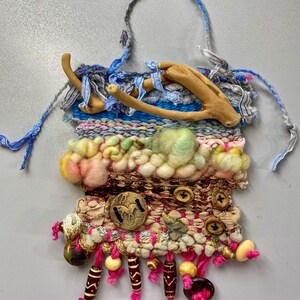 Mixed Media Woven Wall Hanging - Etsy