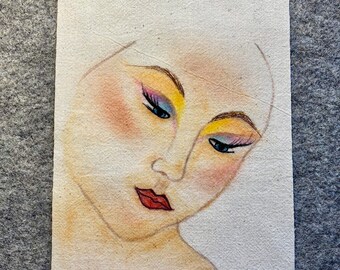 Hand Painted Face - Etsy